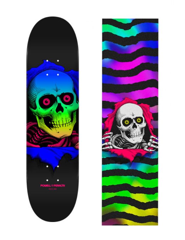 Pack Tabla Powell Peralta Ripper Green Fade + Lija 8"